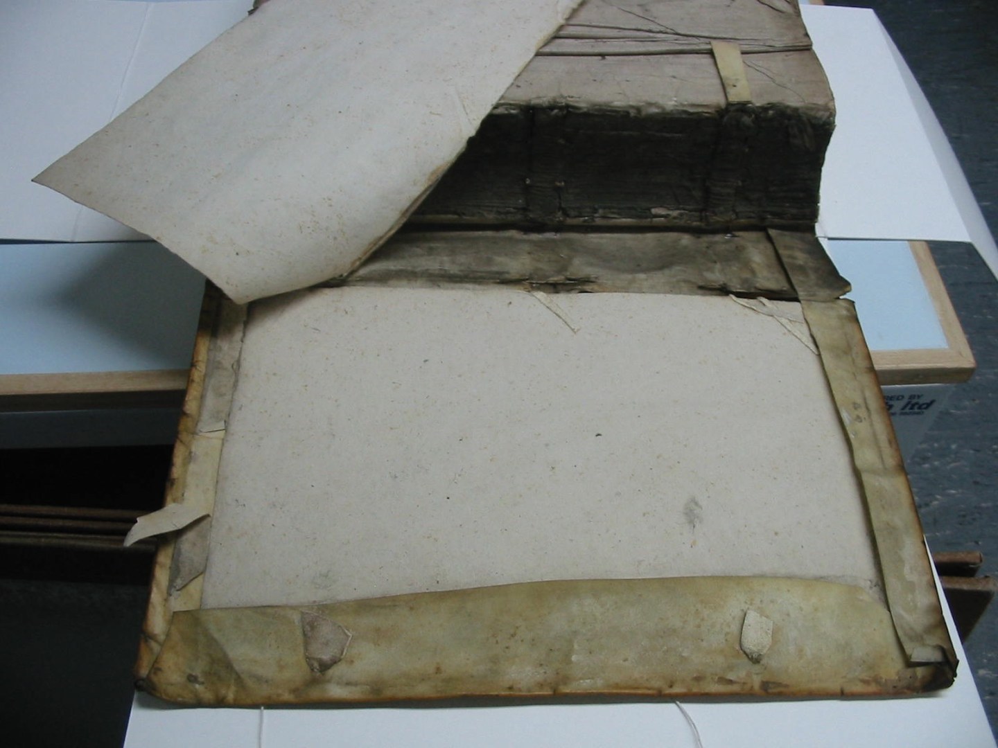 A mid-16th-century tacketed parchment binding: The first minute book of ...