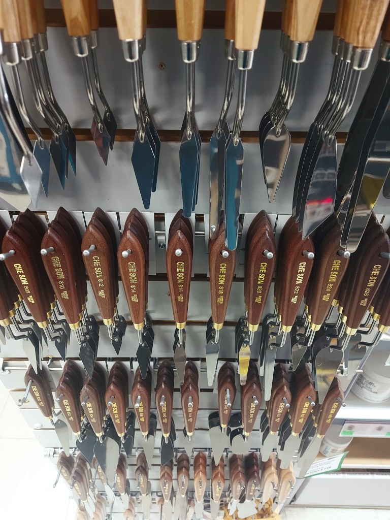 My Favourite Tool: Palette knives to lifting knives | The Book & Paper ...